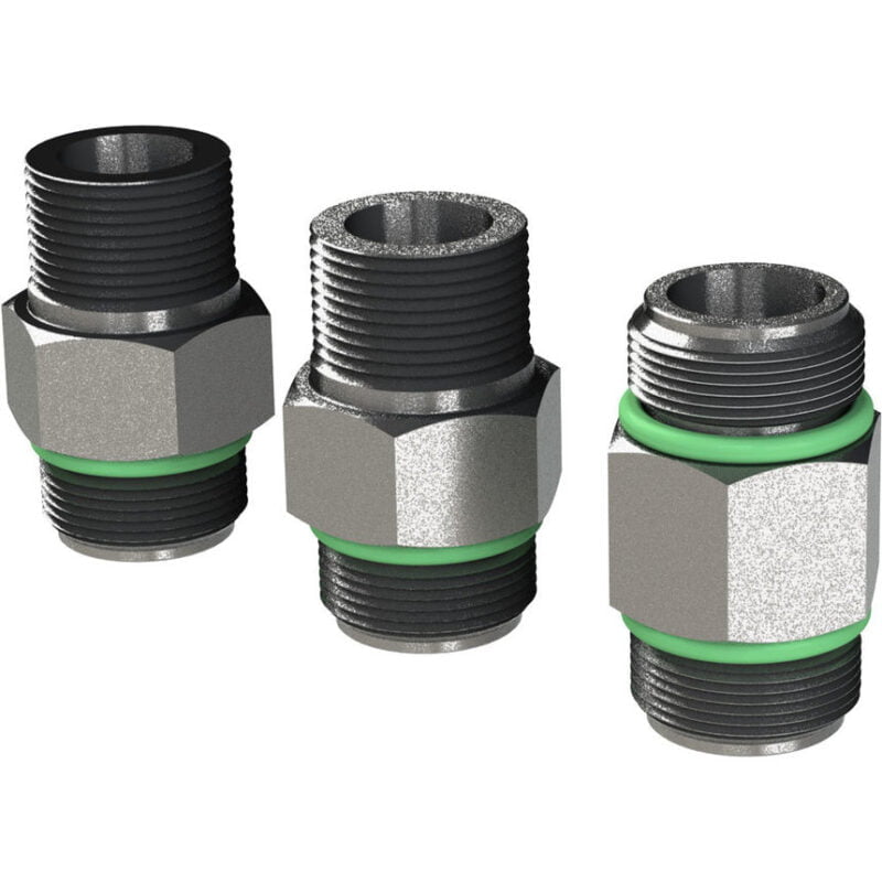 Marco Ersatzteile R6400109 - R-KIT 3/8" BSP-3/8" NPT brass fittings+ 3/ ...